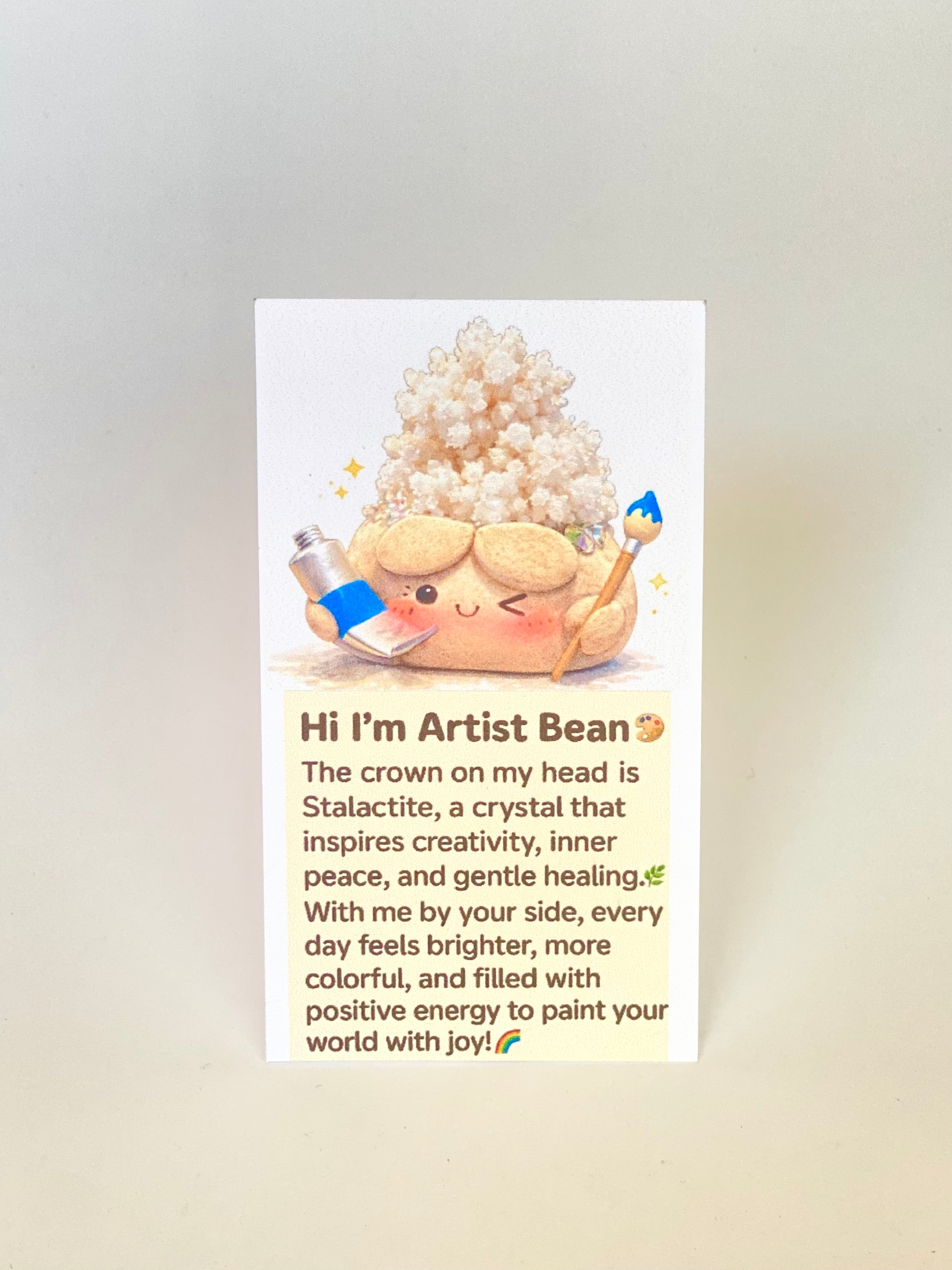 Gemomo | Handmade Crystal Beans with Heart